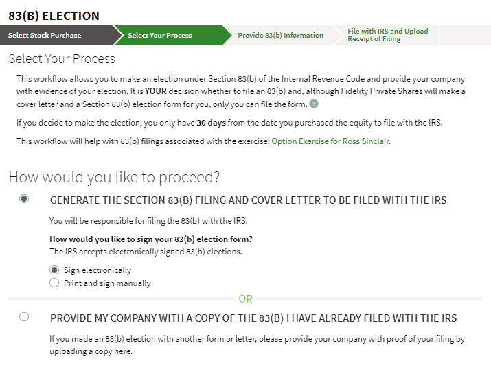 83(b) Elections - General Information and Instructions – Support Center